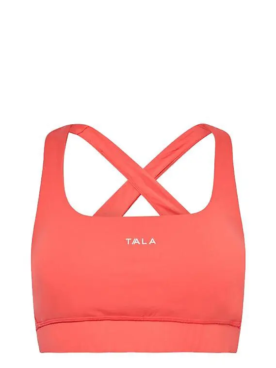TALA Skinluxe Cross-back Sports Bra - Soft Coral