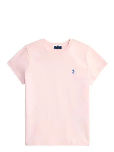 Polo Ralph Lauren Logo-print Short-sleeve Cotton T-shirt - Pink Sand