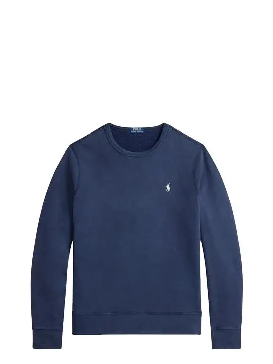 Polo Ralph Lauren Island Terry Crewneck Long Sleeve Sweatshirt - Newport Navy Blue