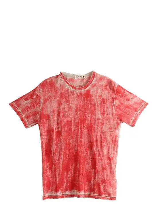 Comme Des Garçons Oversized T-shirt - Ecru Red