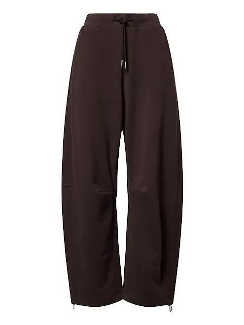TALA Cotton-blend Barrel-leg Jogging Bottoms - Americano