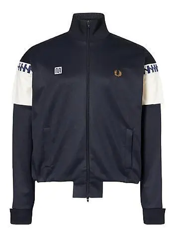 Fred Perry X Meyba Funnel-neck Jersey Track Jacket - Navy