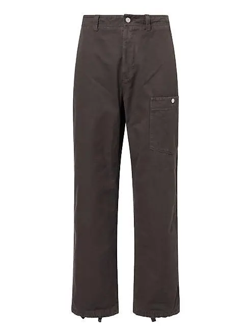 Stone Island Marina Bata Cotton Trousers - Lead Grey
