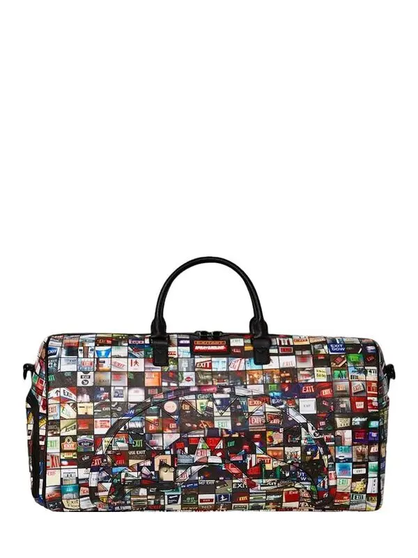 SPRAYGROUND Exit Art Collab Duffle - Multicolor