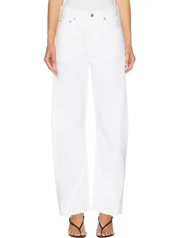 Citizens Of Humanity Miro Long Relaxed Jeans - Soft White