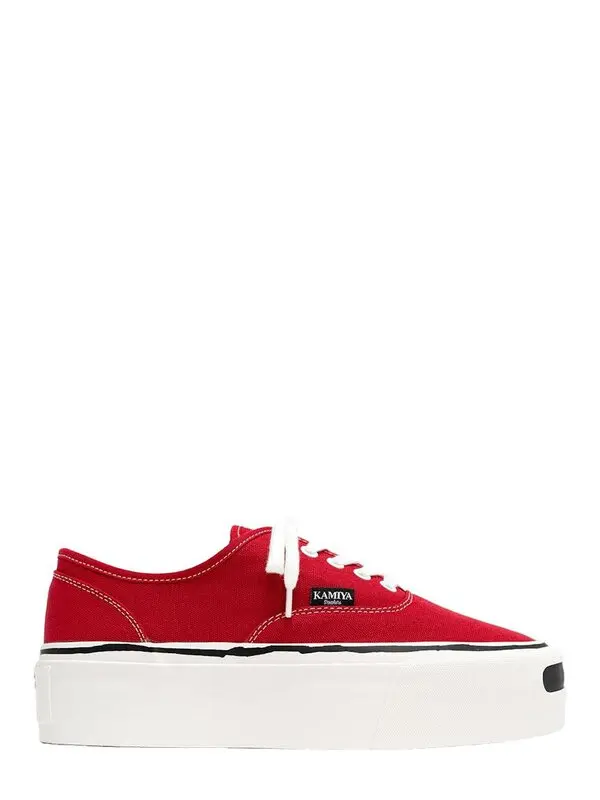 KAMIYA Herc Platform Sneaker - Red