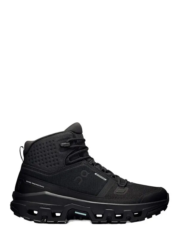 On Cloudrock Mid Waterproof Boots - Black