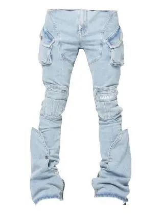 GUAPI Coffin Arc Denim Jeans - Blue