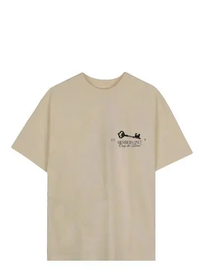 ONLY THE BLIND Extended Checkout T-shirt - Beige