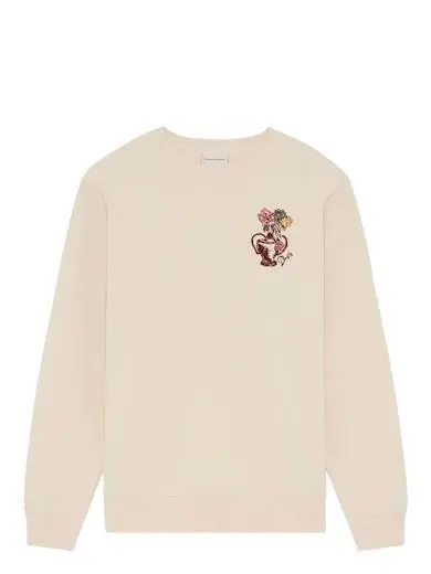 Drole De Monsieur Vase Crewneck - Sand