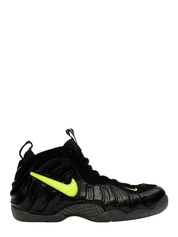 Nike Foamposite Pro High Top Sneakers - Black/voltage Yellow