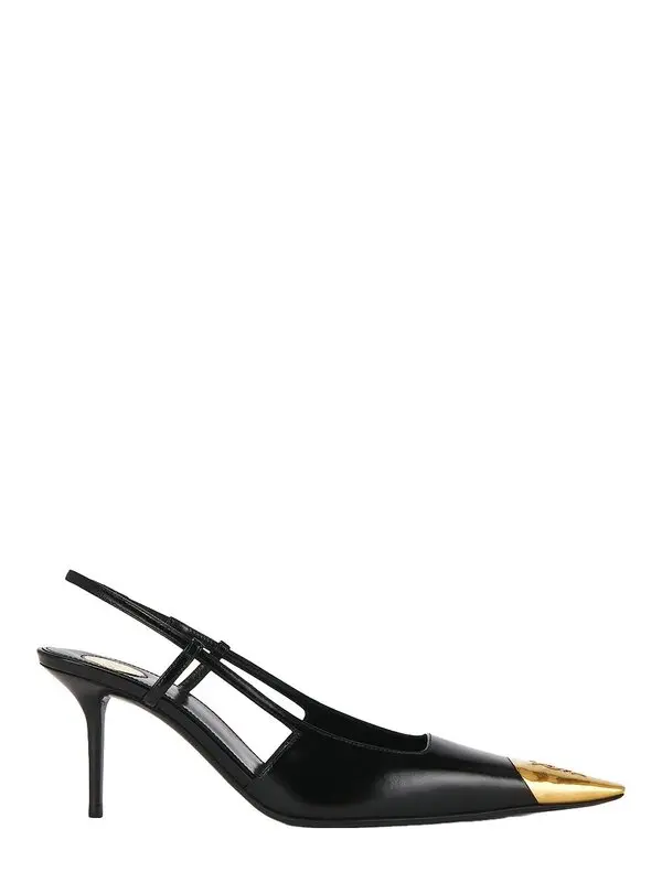 Saint Laurent Jeanne Slingback Pump - Nero