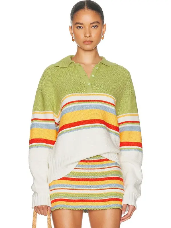 Solid & Striped The Cleo Pullover Sweater - St. Barths Stripe