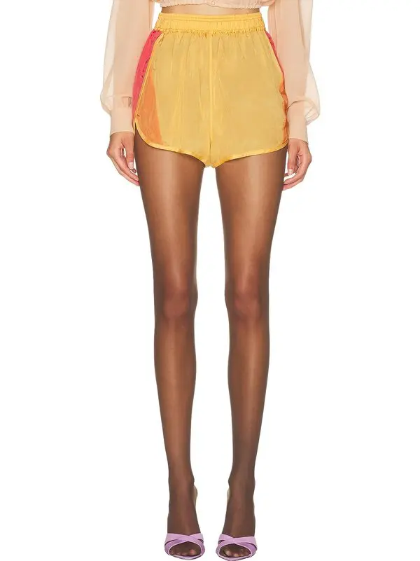 Saint Laurent Technical Jogger Short - Tournesol