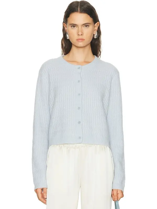 Sablyn Ash B Cashmere Cardigan - Whisper