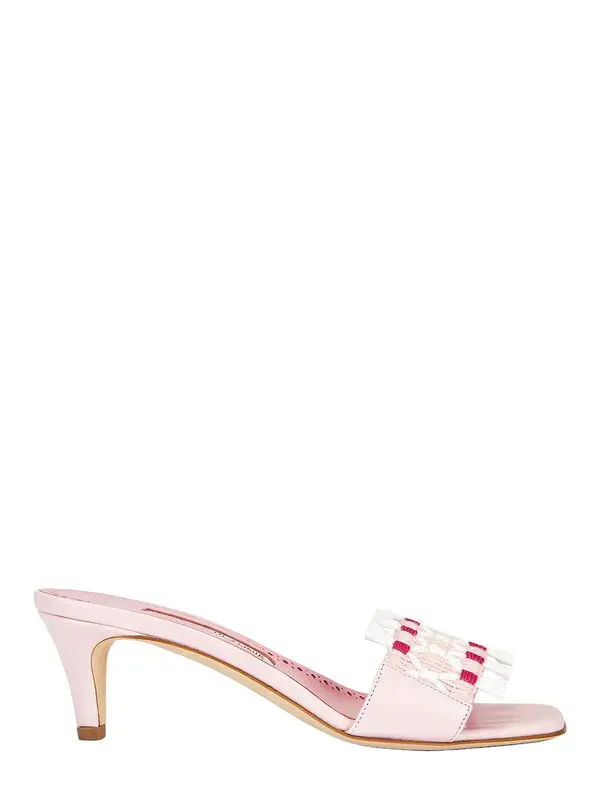 Manolo Blahnik Moremu 50 Sandal - Light Pink