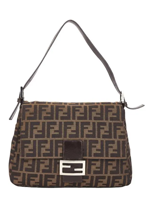Fendi Zucca Mama Forever Baguette - Tobacco Brown