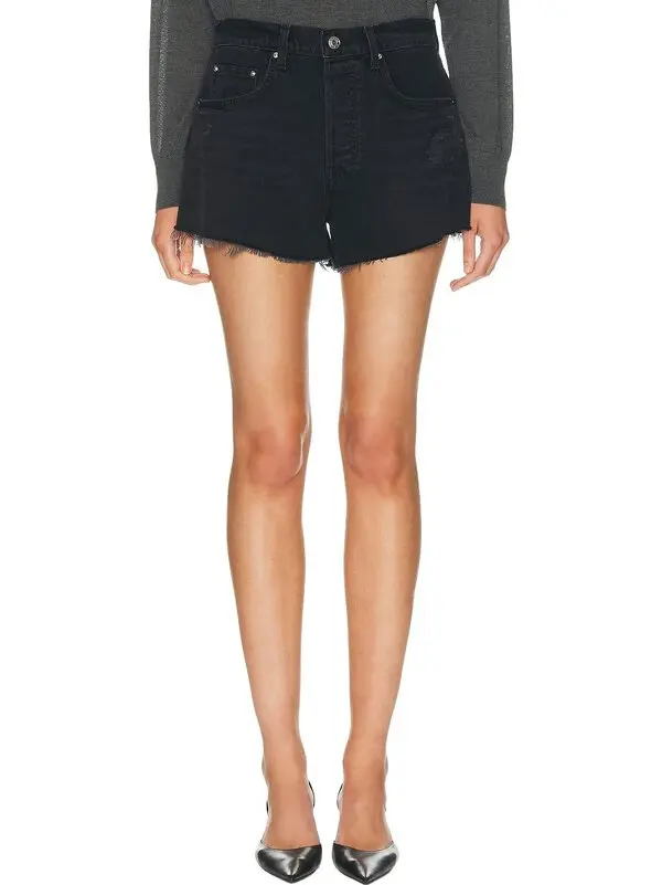 GRLFRND Charlie Low Rise Denim Shorts - San Fernando Rd