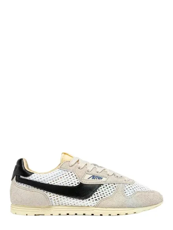 AUTRY Panelled Sneakers - White