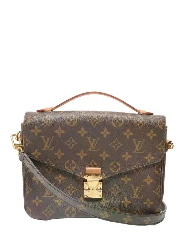 LOUIS VUITTON 2013 Mm Pochette Tote Bag - Brown