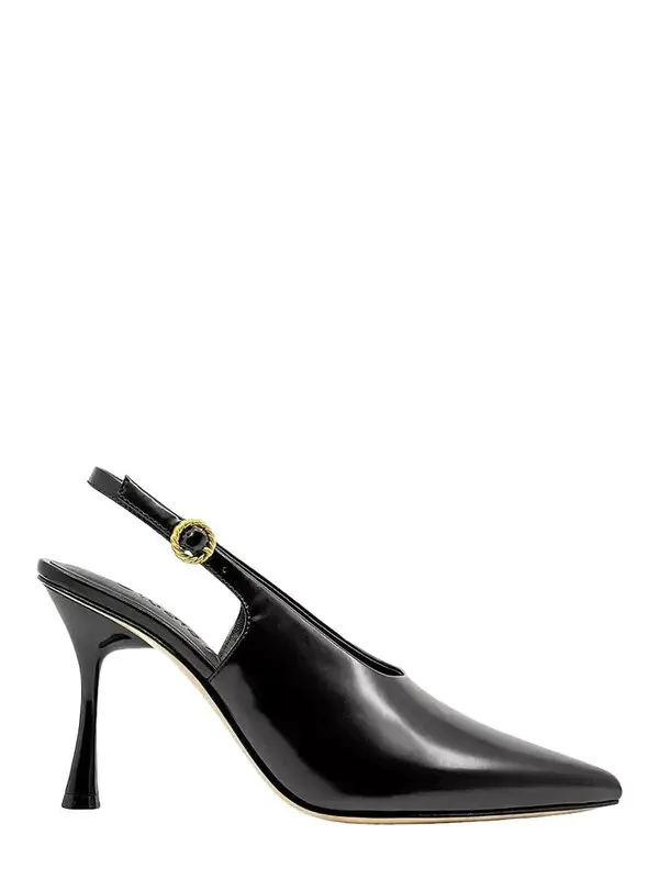 Studio Amelia Halo Slingback Pumps - Black