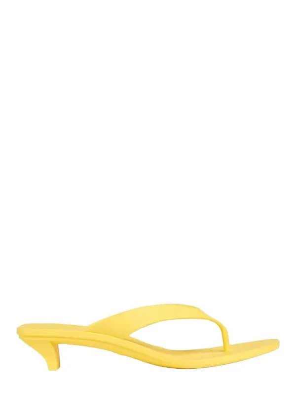 Gucci Vittoria Rubber Thong - Yellow
