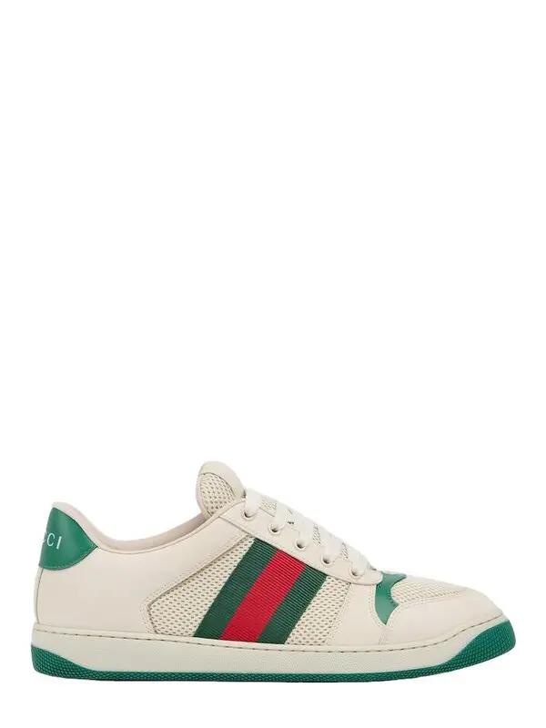 Gucci Screener Sneakers - White