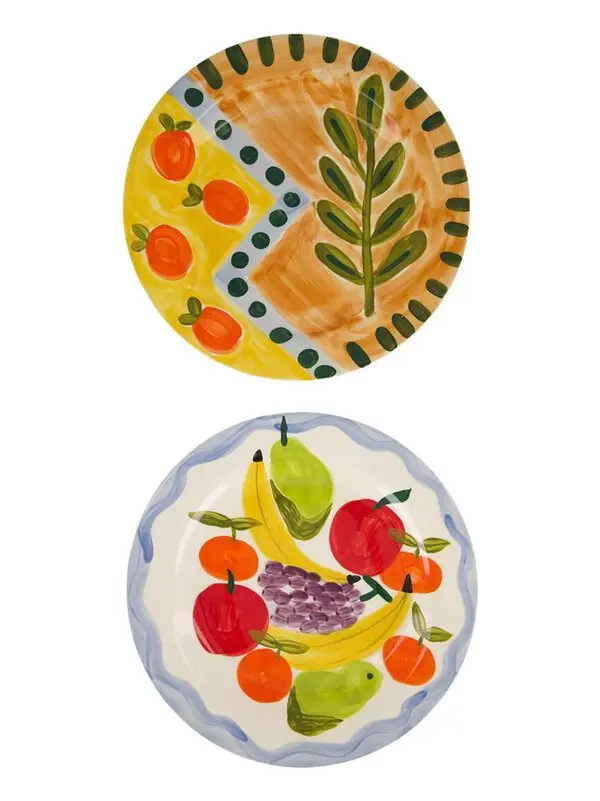 SERAX Dljntlas Dinner Plates Set Of 2 - Multicolour