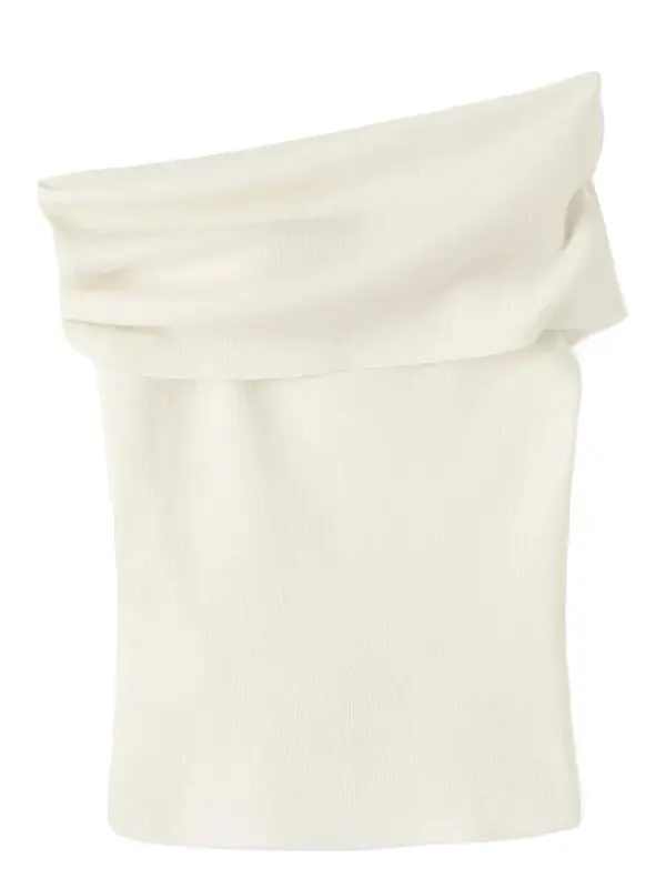 Almada Label Poppy Knit Top - Cream