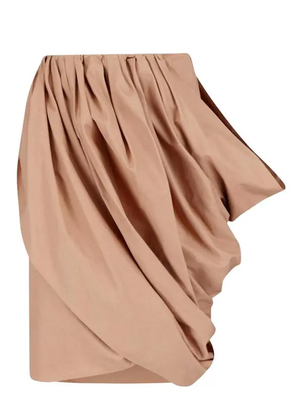 Chloé Wrap Midi Skirt - Pink