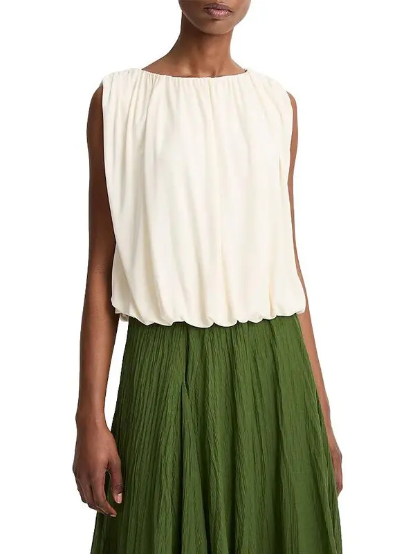 Vince Bubble Top - Porcelain