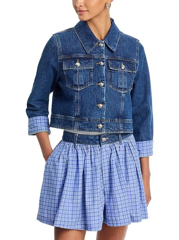 Cinq À Sept Lexie Denim Jacket - Bleu Crush