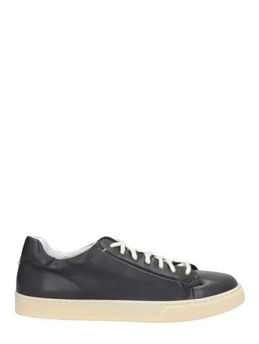 DOUCAL'S Leather Low-top Sneakers - Black