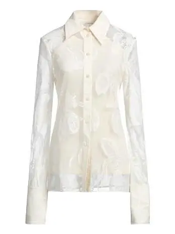 Sportmax Shirt In Cotton And Polyamide - Ivory