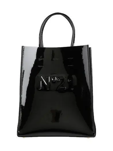 N°21 Leather Tote - Black