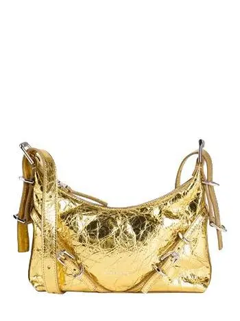 Givenchy Lambskin Cross-body Hobo Bag - Gold