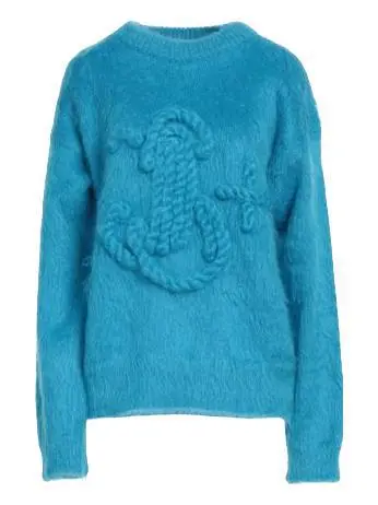 JIL SANDER Sweater In Mohair And Wool - Azure
