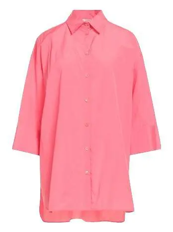 Peserico Oversized Taffeta Shirt - Red