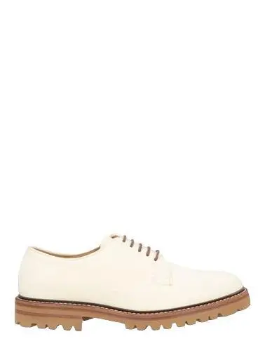 Brunello Cucinelli Lace-up Derby Shoes - White