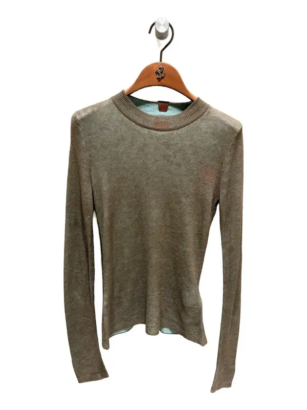 FERRARI Linen Cashmere And Silk Turtleneck Sweater - Olive