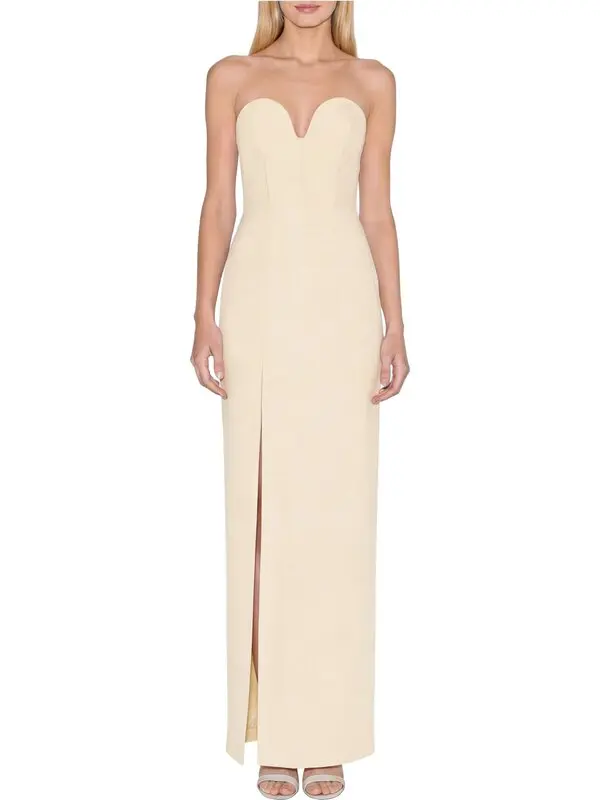 Amanda Uprichard Cherri Gown - Cornsilk