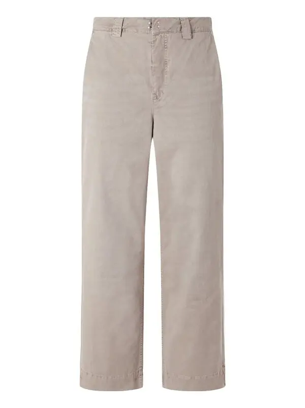 MFPEN Commission Straight-leg Cotton Trousers - Neutrals