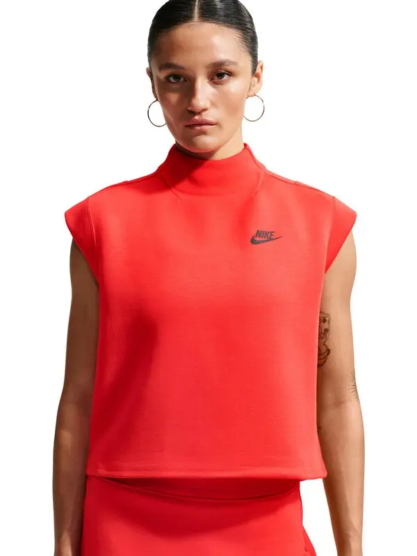 Nike Sportswear Tech Fleece Short-sleeve Top - Red