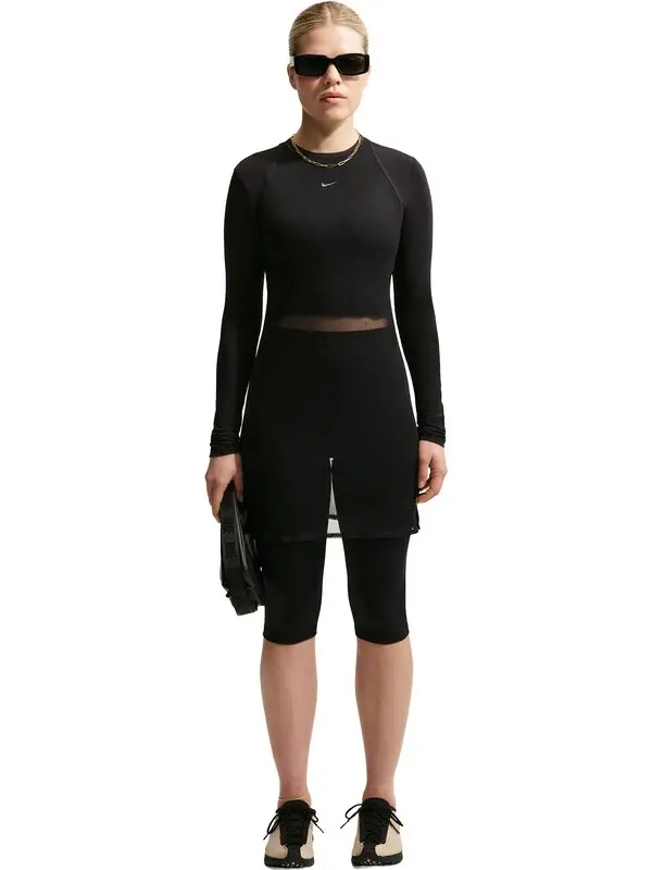 Nike Sportswear Tight Sheer Tank Top Dress - Black