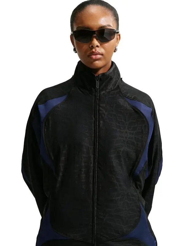 Nike Oversized Lace Track Jacket - Black