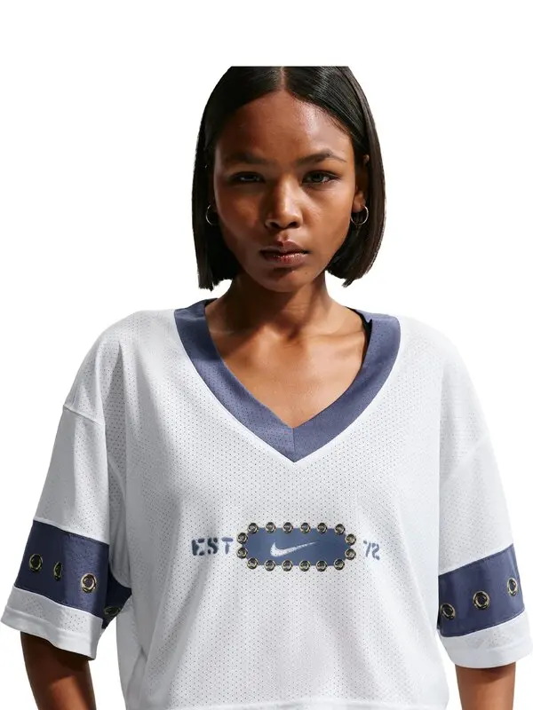 Nike Sportswear Cropped Jersey Top - White