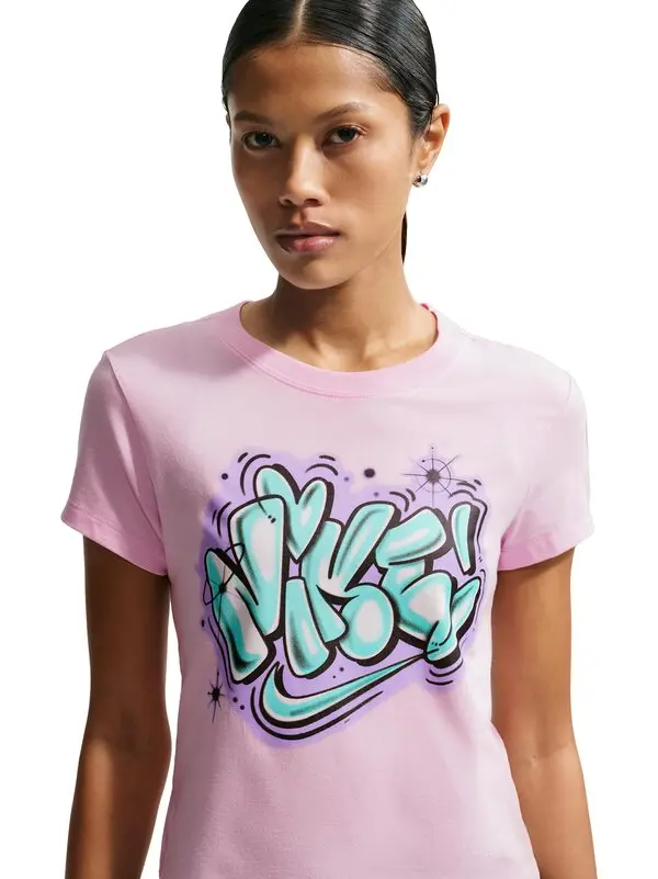 Nike Sportswear Chill Knit Slim Cropped T-shirt - Pink