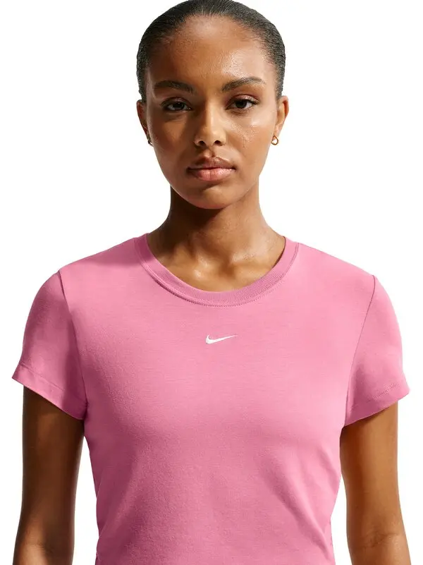 Nike Sportswear Chill Knit Cropped T-shirt - Pink