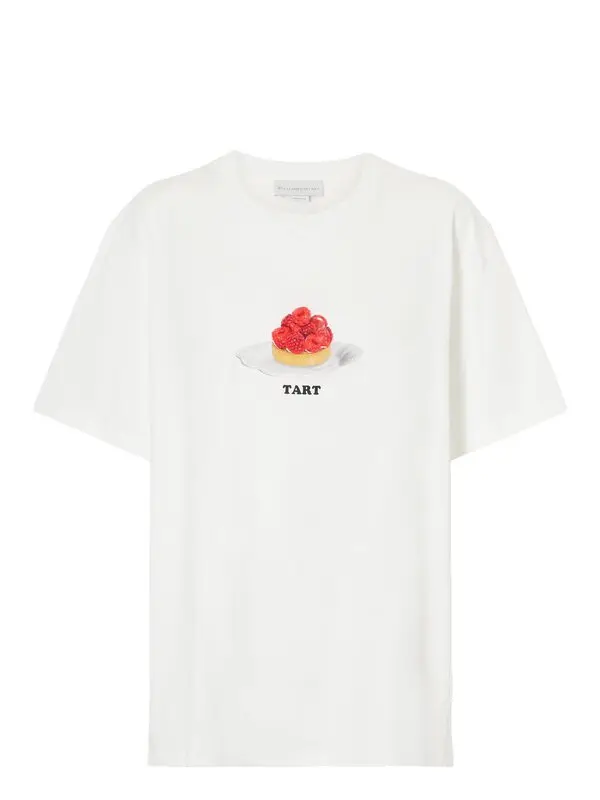 Stella McCartney Printed Cotton-jersey T-shirt - White