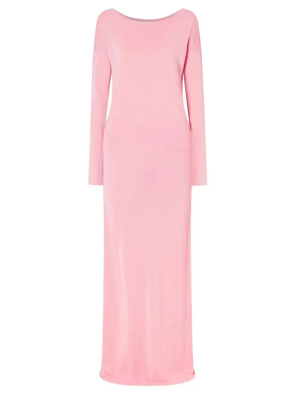 Tove Nicolette Jersey Maxi Dress - Baby Pink